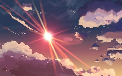 Papel de parede luz solar Pôr do sol reflexão céu obra de arte