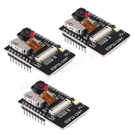 3pcs esp32 cam wifi bluetooth development board module esp32 with ov2640 2mp camera module