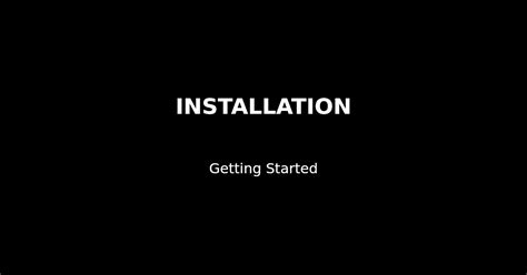 Installation Nx