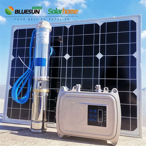 Купить Bluesun 1500W 2HP 3HP Солнечный водяной насос 48V Глубокая