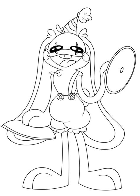 Bunzo Bunny Poppy Playtime Coloring Pages Coloring Pages