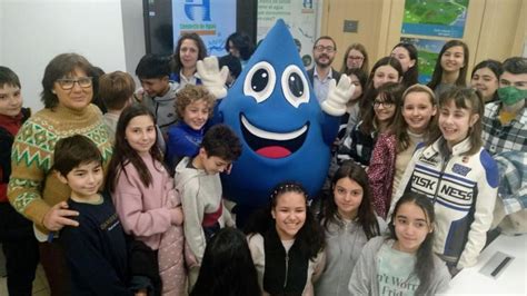 Visita del colegio La Ería a Cadasa La Nueva España