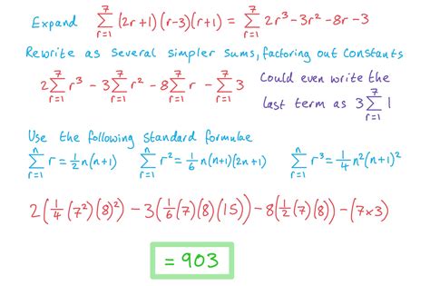 edexcel a level further maths core pure 复习笔记3 2 1 sums of integers squares and cubes 翰林国际教育