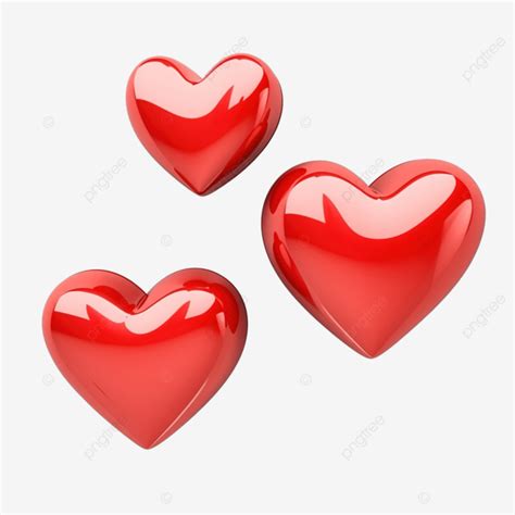 Representación De Corazones Del Día De San Valentín PNG dibujos