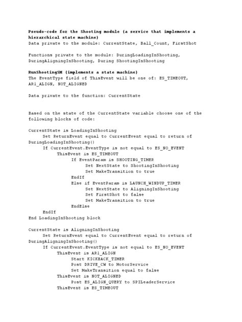shooting pseudocode pdf systems engineering theoretical computer science