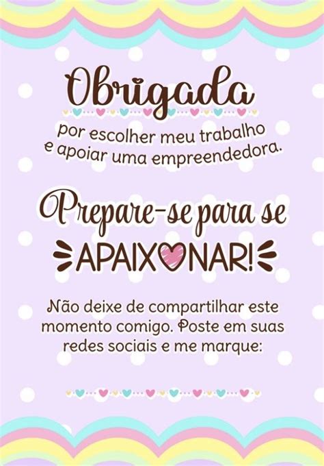 Und Cart O De Agradecimento Envio Imediato Tag Cart O Carta