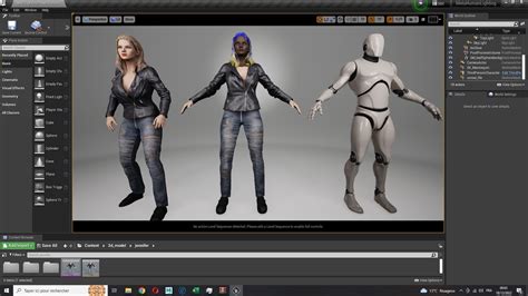 3D Model Jennifer Lawrence Women Naked And Clothed Full Rigged VR AR