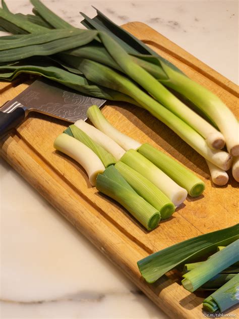 Poireaux Vinaigrette Simples TABLONOMIE