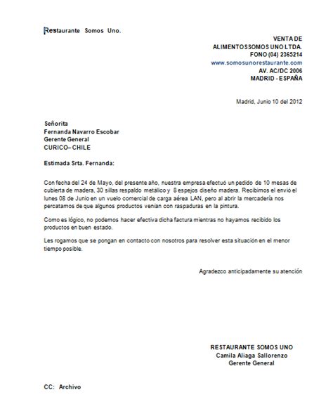 Carta reclamación seguro Ejemplos y Formatos Word PDF