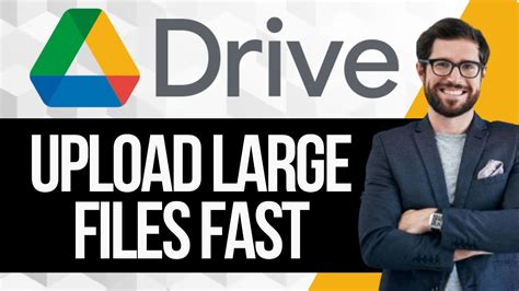 How To Upload Large Files To Google Drive Fast Youtube