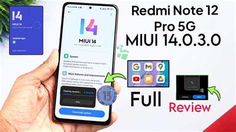Finally Redmi Note 12 Pro 5G MIUI 14 ANDROID 13 Update Rollout