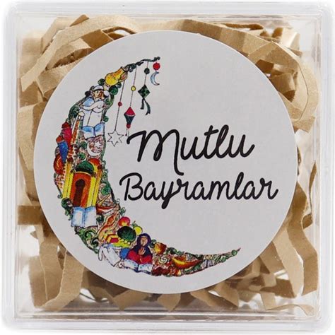 Repro Design Mutlu Bayramlar 4 Cm Yapışkanlı Etiket 24 Adet Fiyatı