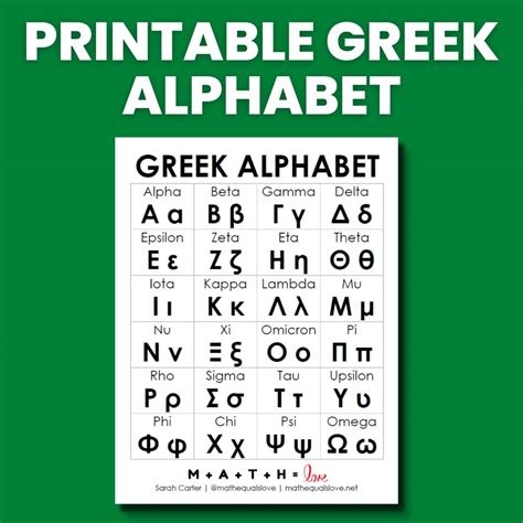 Printable Greek Alphabet Chart Images Porn Sex Picture
