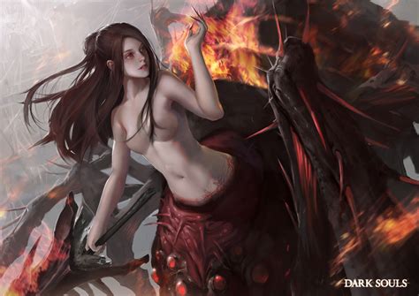 Chaos Witch Quelaag Dark Souls And 1 More Drawn By Yinwoeren Danbooru