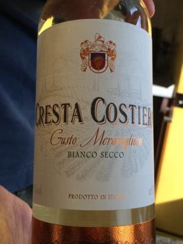 Cresta Costiera Gusto Meraviglioso Bianco Secco Vivino United States