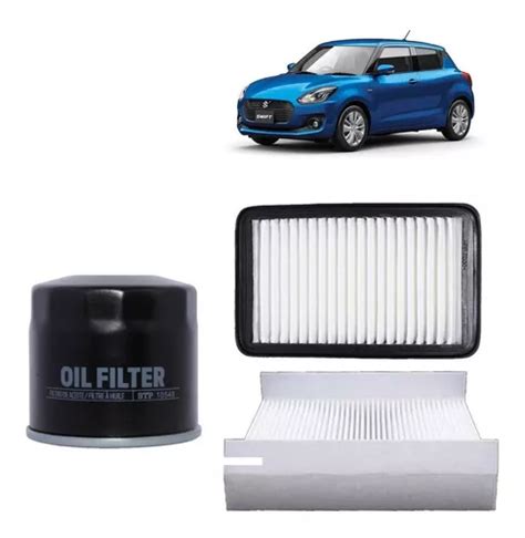 Kit Filtro Aceite Aire Polen Suzuki Swif 1 2 K12m 2015 2017 Cuotas