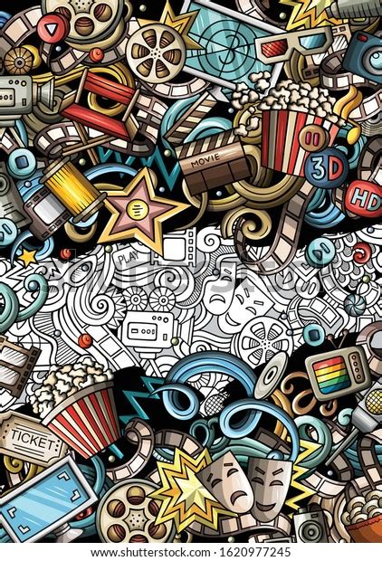 Gambar Doodle Berwarna D Koleksi Gambar
