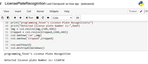 license plate recognition using opencv python by praveen programming fever medium