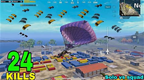 BEST LANDING IN NOVO 24 KILLS SOLO VS SQUAD PUBG MOBILE YouTube