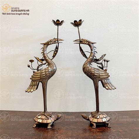 Khám phá hạc thờ bằng đồng trong phong thủy