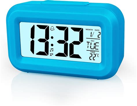 Vicloon Digital Alarm Clock Bedside LED Display Clocks With Adjustable
