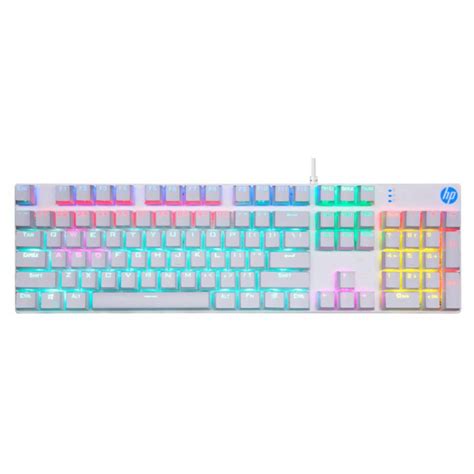 Teclado Mecanico Gamer Hp Silver Rgb Gk F Usb Progaming