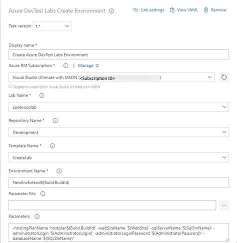 use devtest labs in azure pipelines build and release pipelines azure devtest labs microsoft