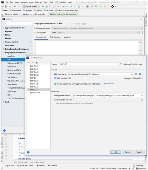 Установка PHP Code Sniffer и WordPress Coding Standards на PhpStorm под