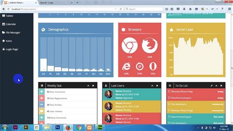 How To Create PHP Admin Panel YouTube