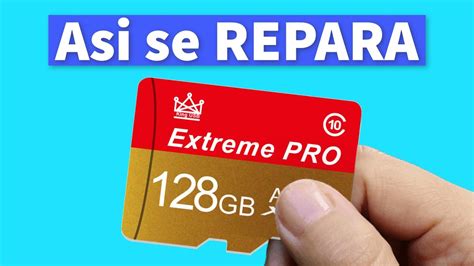 Reparar Memoria Micro SD De 128GB Sin Instalar Programa YouTube
