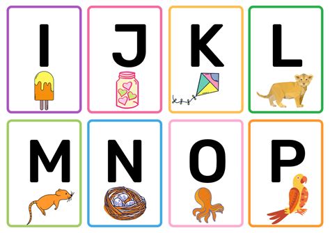Alphabet Flashcards Printable Free