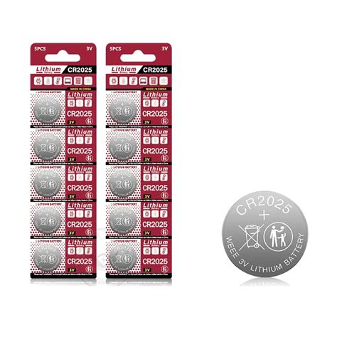 CR2025 Battery CR 2025 3V Lithium Battery DL2025 BR2025 KCR2025 For Car