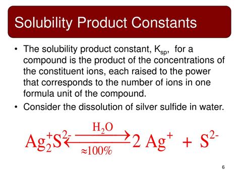 PPT Ionic Equilibria III The Solubility Product Principle PowerPoint