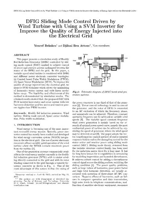pdf dfig sliding mode control driven by wind turbine with · dfig sliding mode control