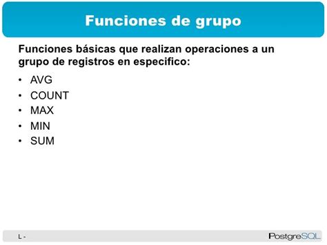 postgresql lección 4 usando funciones para manipular grupos de da…