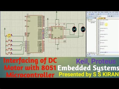 Interfacing Of Dc Motor With Microcontroller Keil Proteus