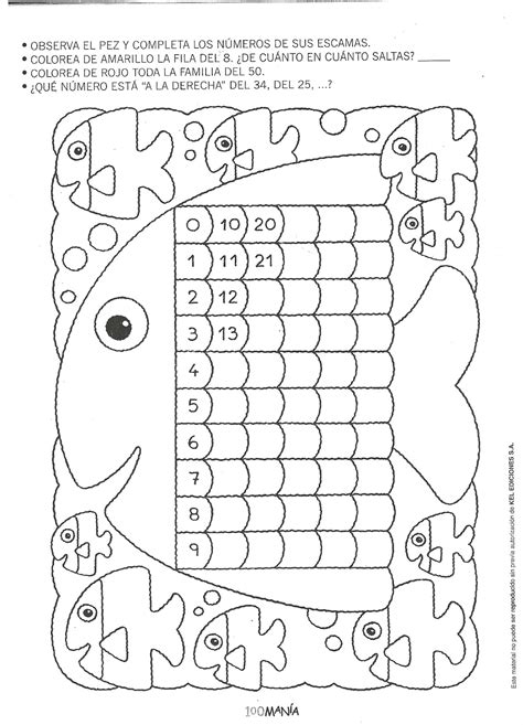 Al cole con Mica Actividades de matemática