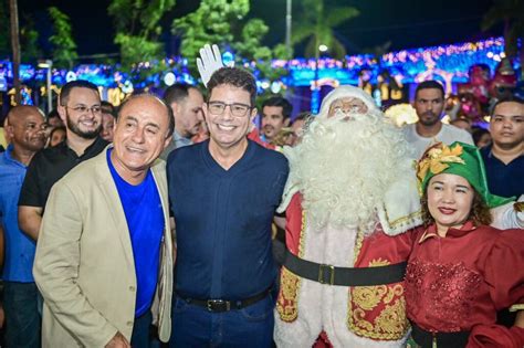 Acre Governador Gladson Cameli Prestigia O Acender Das Luzes