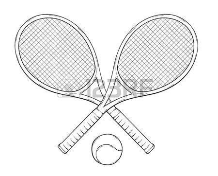 Imagenes De Raquetas De Tenis Para Colorear Tennis Racket Art Tennis