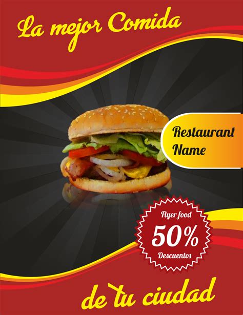 Psd Flyers Posters Editables Photoshop Publicidad Para Restaurantes