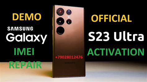 Samsung s23 imei repair Demo LDU activation official самсунг демо