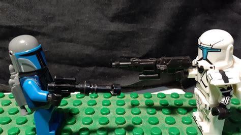 Clone Commando Vs Mandalorian Youtube