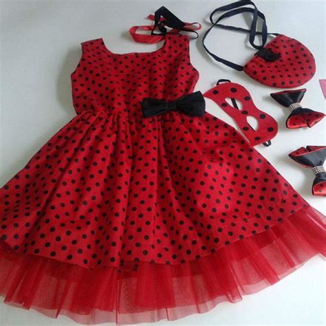 Lady Bug Vestido Ladybug Mundo Ovo
