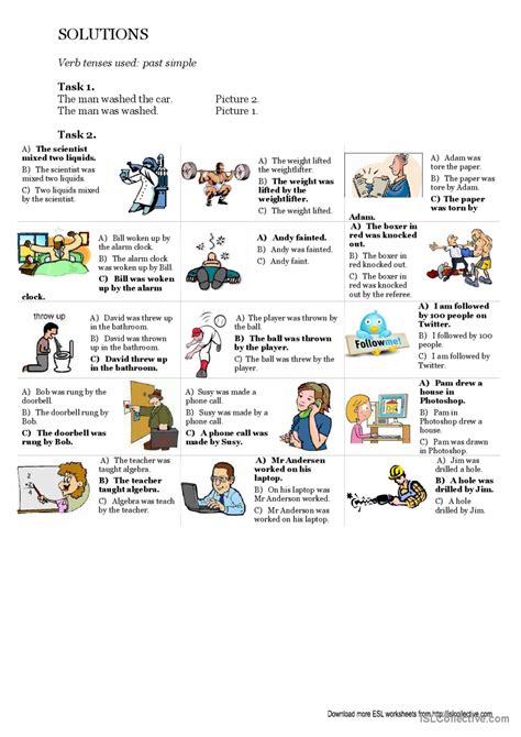 Active Or Passive 3 Multiple Cho English ESL Worksheets Pdf Doc