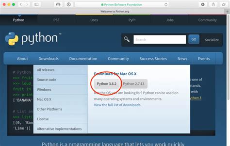 how to update python on mac