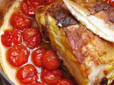 R Ti De Porc La Moutarde Et Aux Tomates Cerises Recette De R Ti De