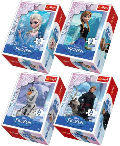 Bērnu pasaule Puzles mozaīkas Puzzle TREFL Mini puzles Frozen