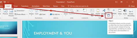 how to insert pdf into powerpoint