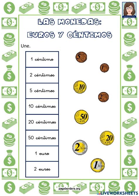 Ficha Online De Monedas Para Primaria Puedes Hacer Los Ejercicios