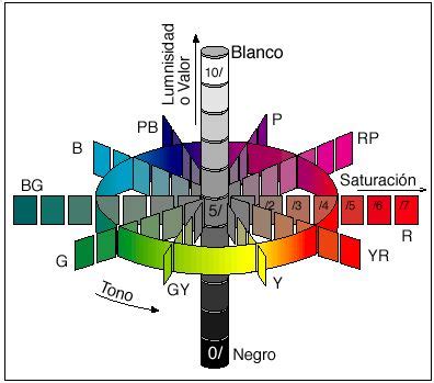 La Notaci N Var A Para Los Neutros El Color Es N Y La Saturaci N Se